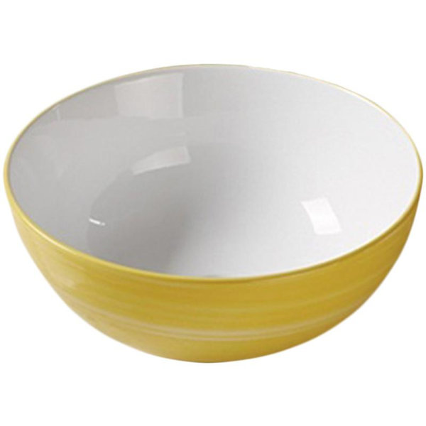 Plumbing N Parts Lavabo de salle de bain vasque circulaire blanc ...