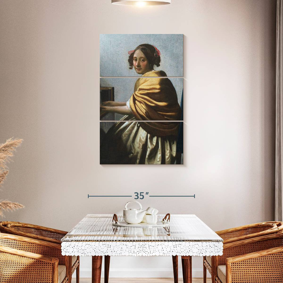 Lark Manor™ Leisha A Young Woman Seated At The Virginals 1670-1672 | Wayfair