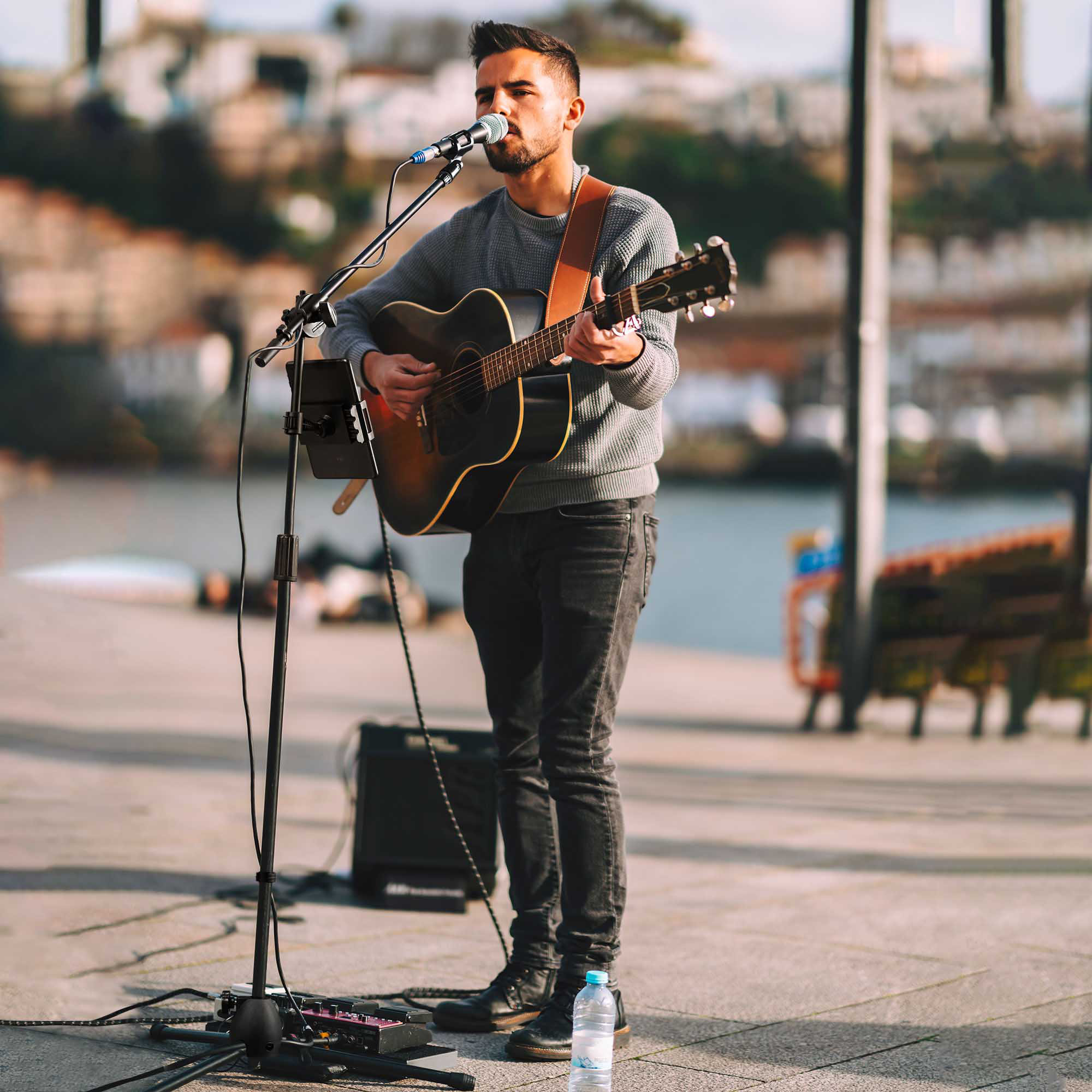 Yescom Microphone Boom Arm Stand Adjustable Foldable Tripod Phone ...