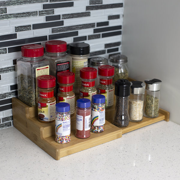 Rebrilliant Expandable Seasoning Spice Rack & Reviews | Wayfair