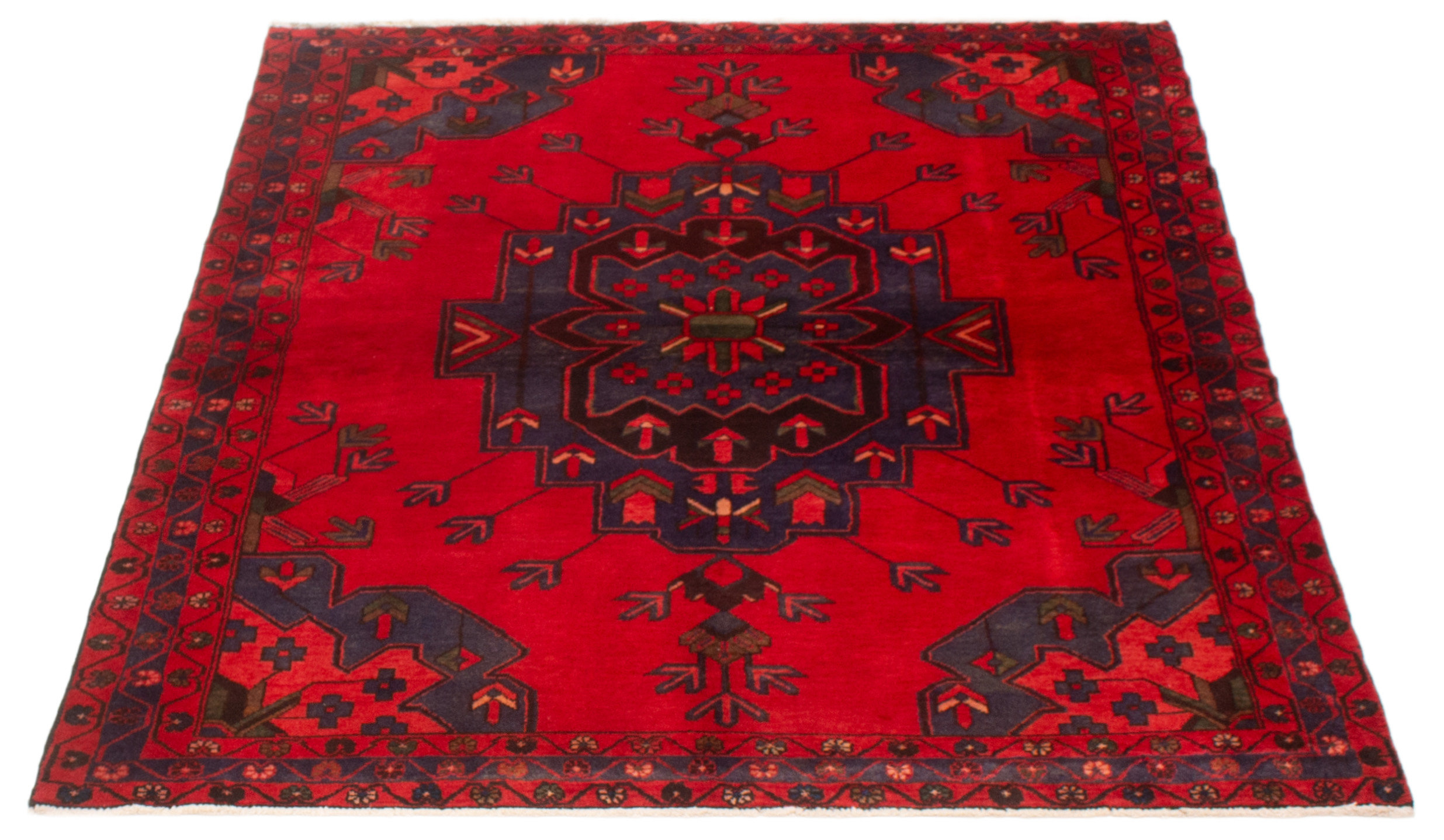 ECARPETGALLERY Melis Vintage Red Rug 5'2" x 6'5" | Wayfair