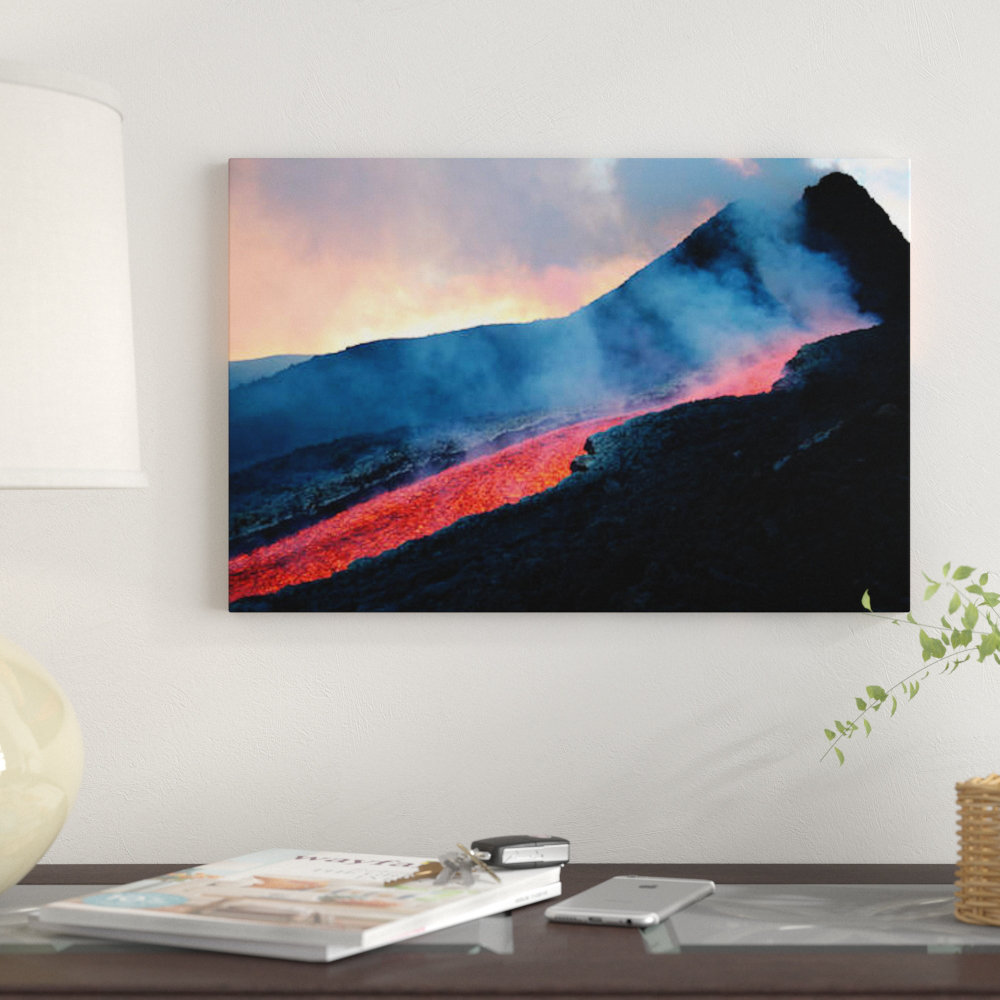 East Urban Home 'Lava Flowing from Base of Hornito During Eruption of ...