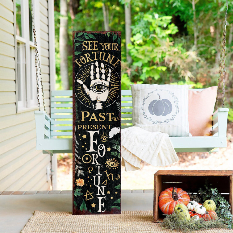 The Holiday Aisle® Fortune Teller Halloween Door Mural - Wayfair Canada