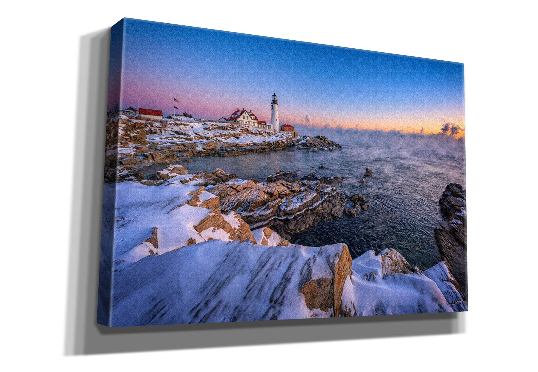 Epic Graffiti 'Winter Morning At Portland Head Lighthouse' by Rick Berk ...
