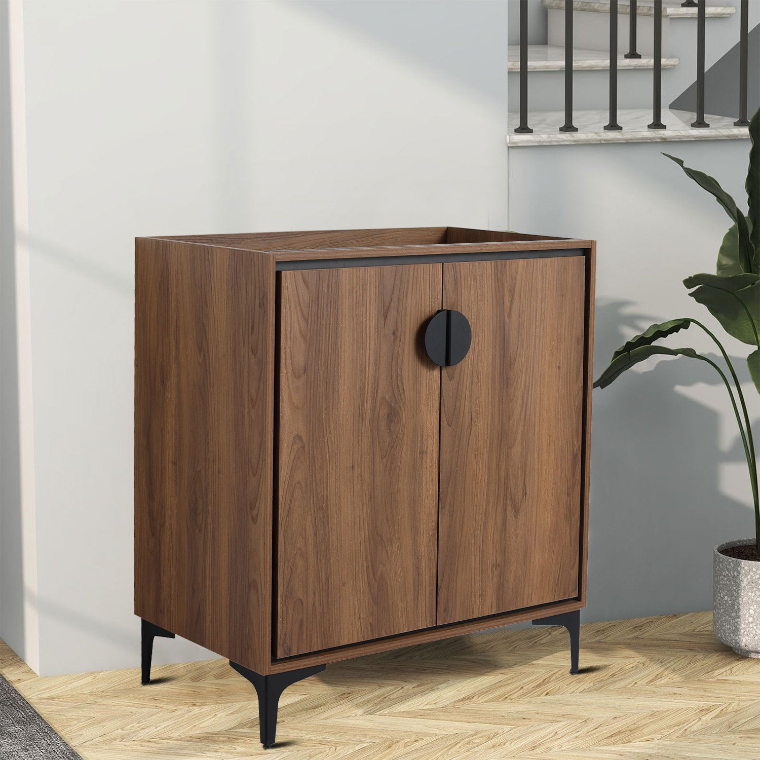 Wrought Studio™ Carolgene 29.35'' Single Bathroom Vanity Base Only ...