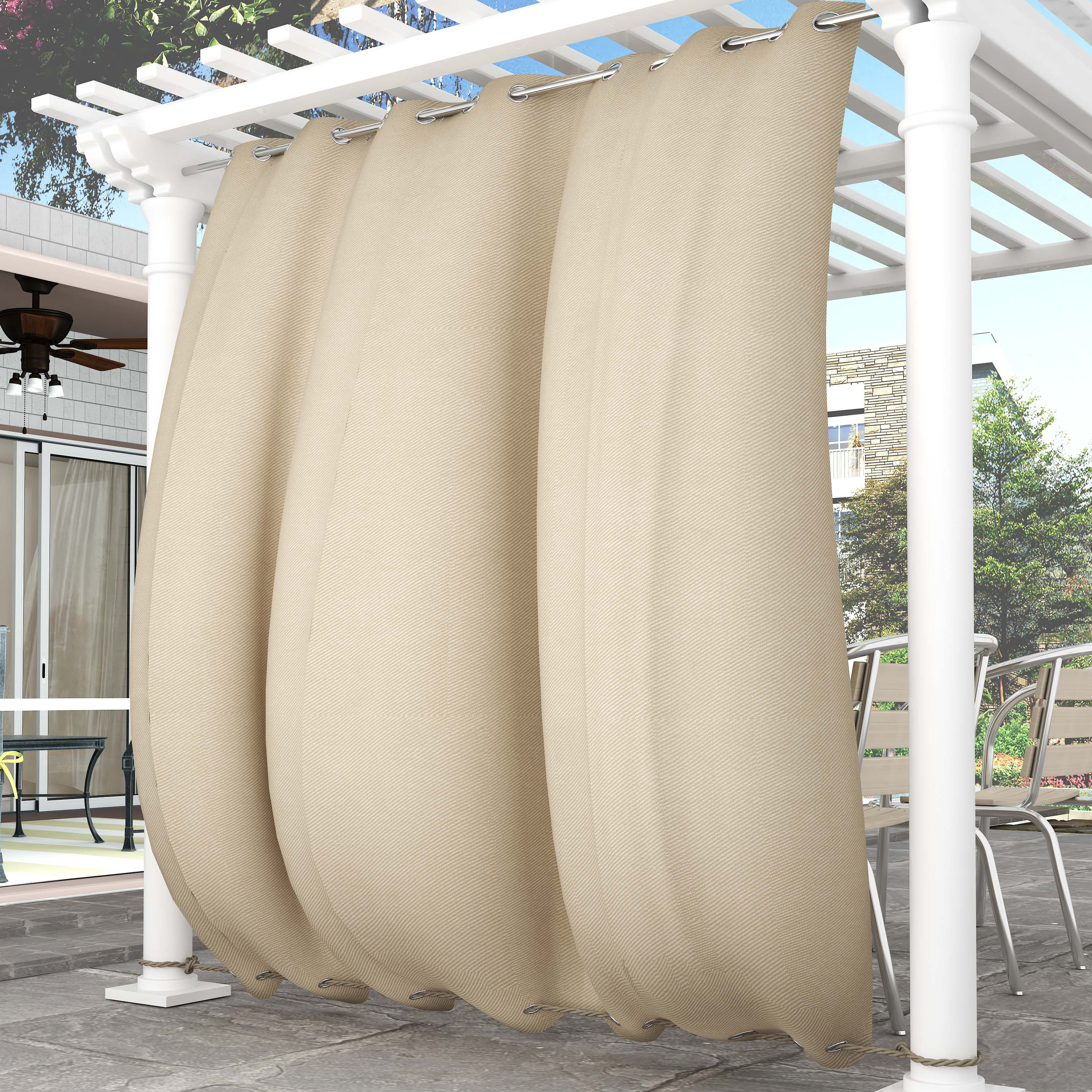 Eider & Ivory™ Waterproof Windproof Grommet Top and Bottom Blackout ...