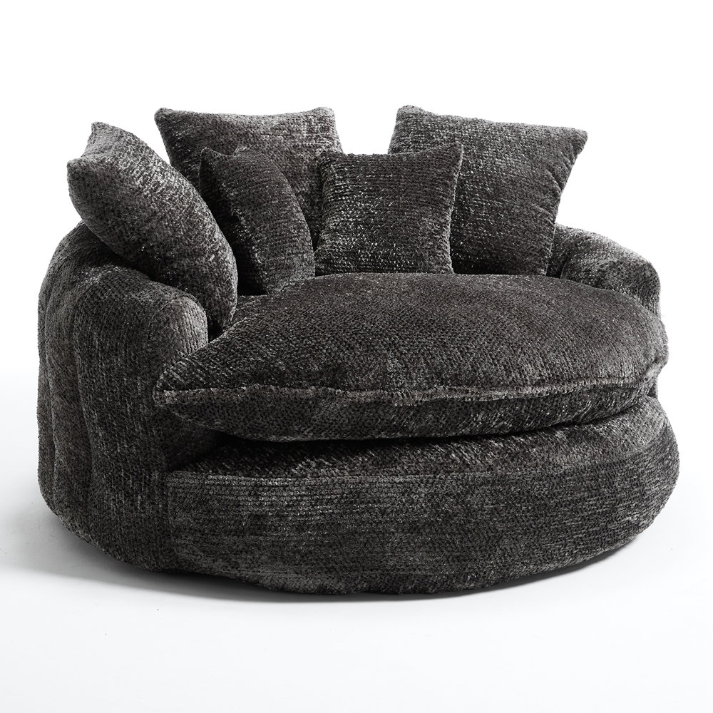 Trule 55inch Oversized Round Chair Armchair - Wayfair Canada