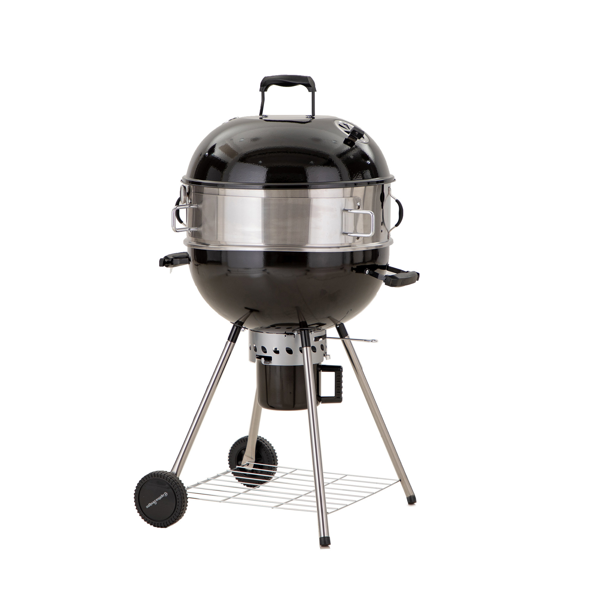 Blue Elephant Nafiye Charcoal Kettel Pizza Oven And Grill 2 Built-in ...