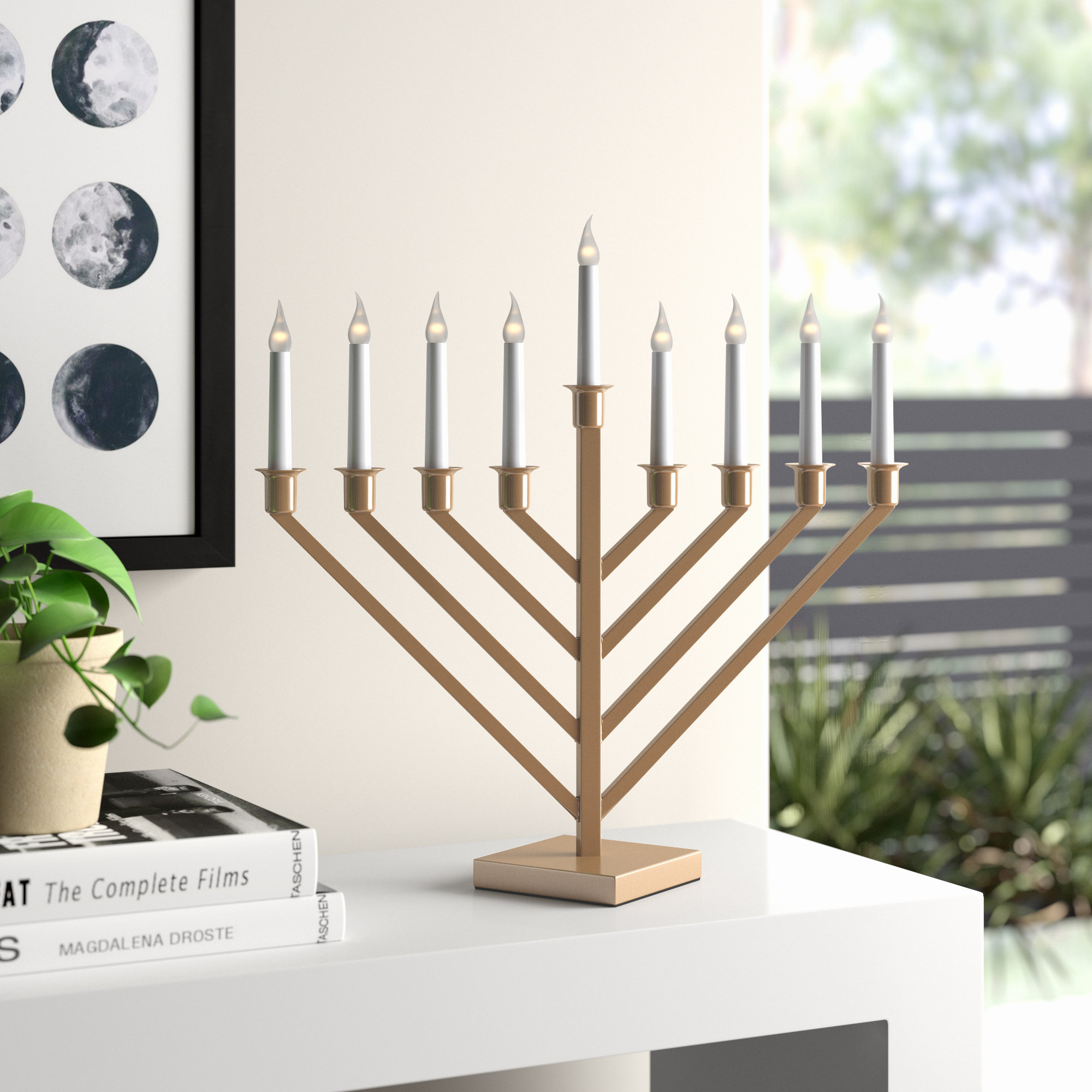 The Holiday Aisle® 9 Branch Electric Menorah & Reviews - Wayfair Canada