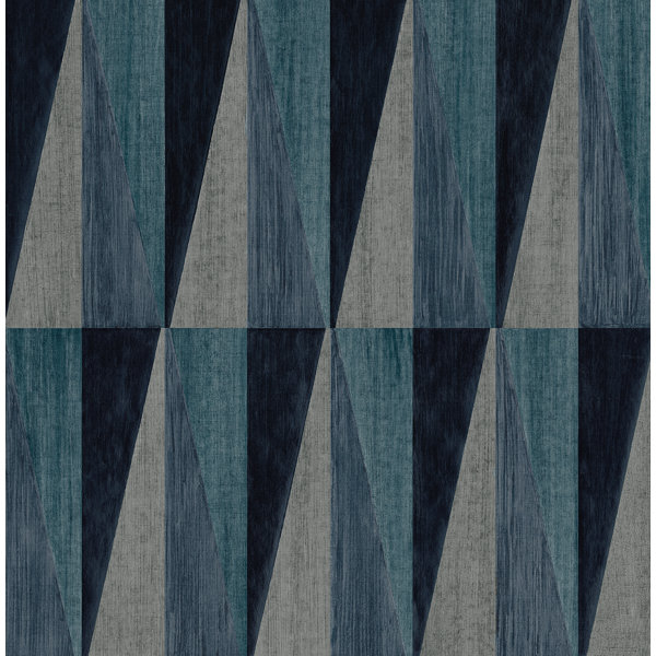Nextwall Harry Peel & Stick Geometric Roll | Wayfair