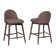 Winners Only, Inc. Santana Upholstered 25.5'' Counter Stool with Solid ...