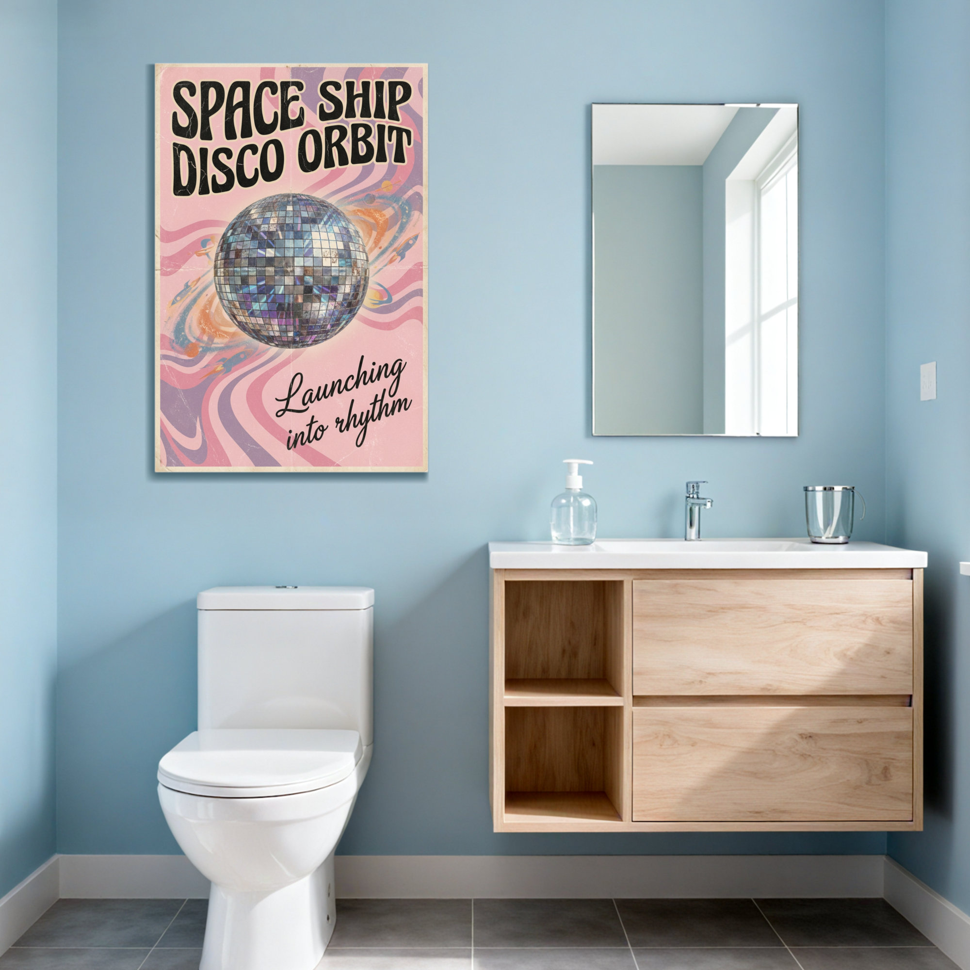George Oliver Fashion Space Ship Disco Orbit Launching Into Rhythm ...