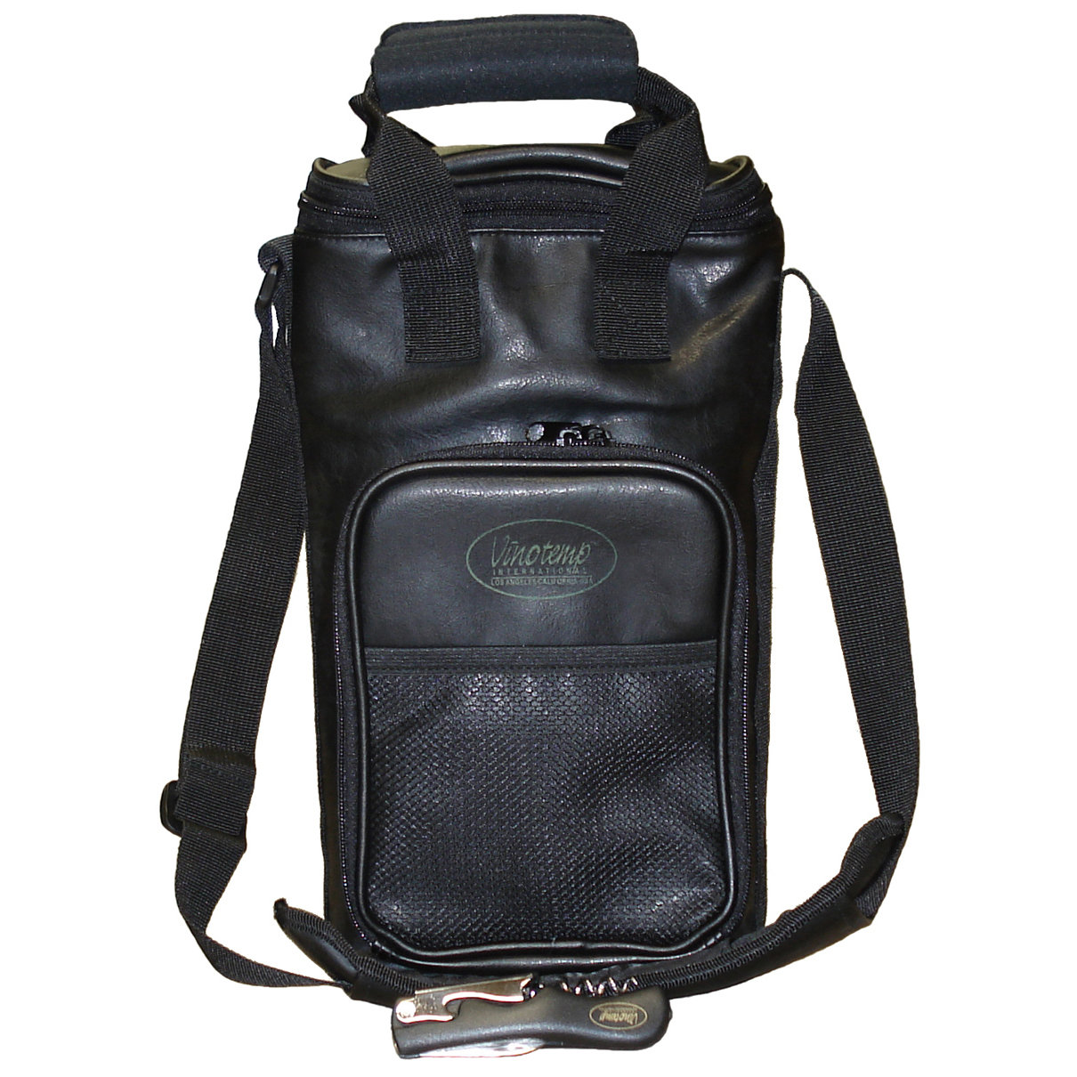 Vinotemp Wine Carrier Bag in Faux Leather | Wayfair
