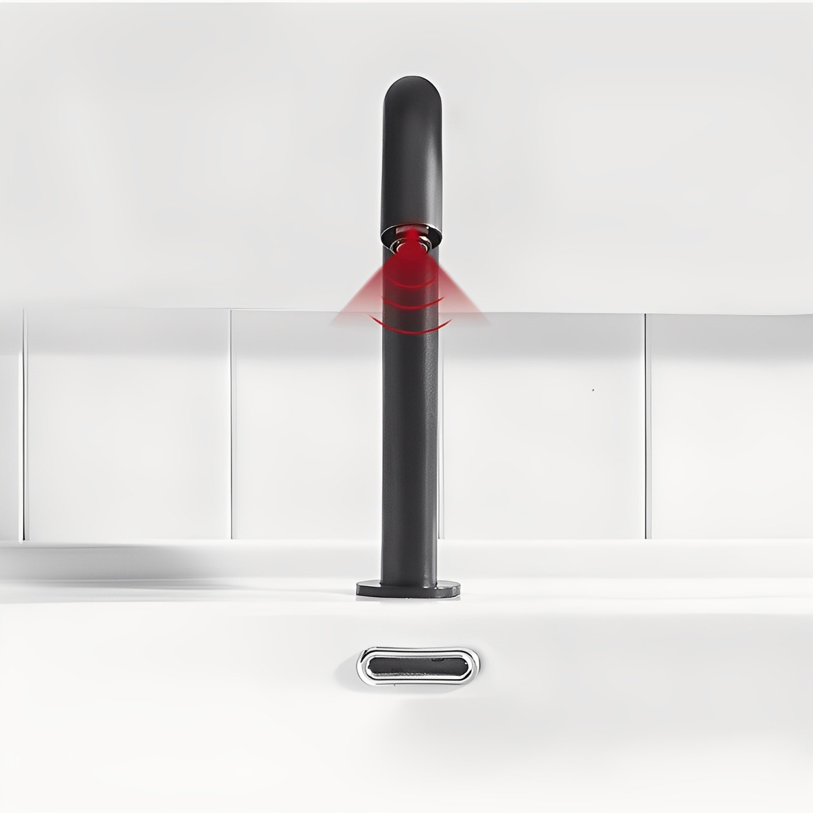 Sani Canada Chrome Deck Mounted Commercial Hospitality Sensor Faucet ...