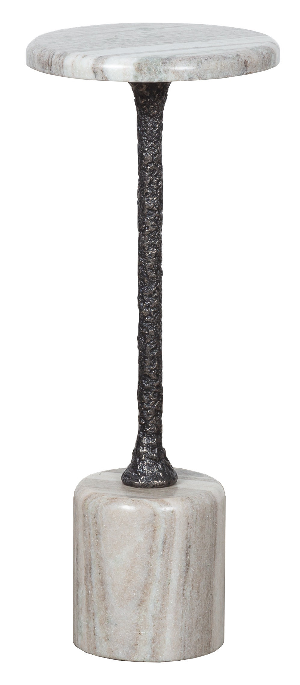 Fairfield Chair Sundries Fleur Marble Top End Table | Wayfair