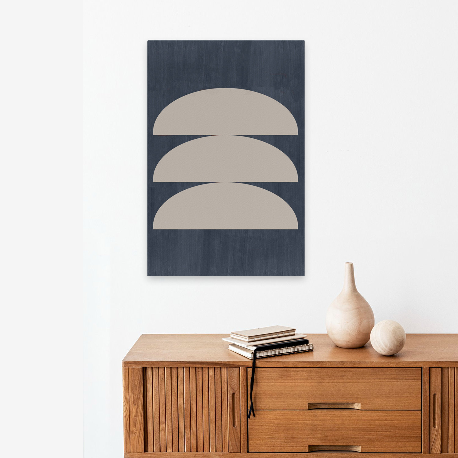 Ivy Bronx Roseate Forms II - Abstract Geometric Minimalism Shapes Art ...