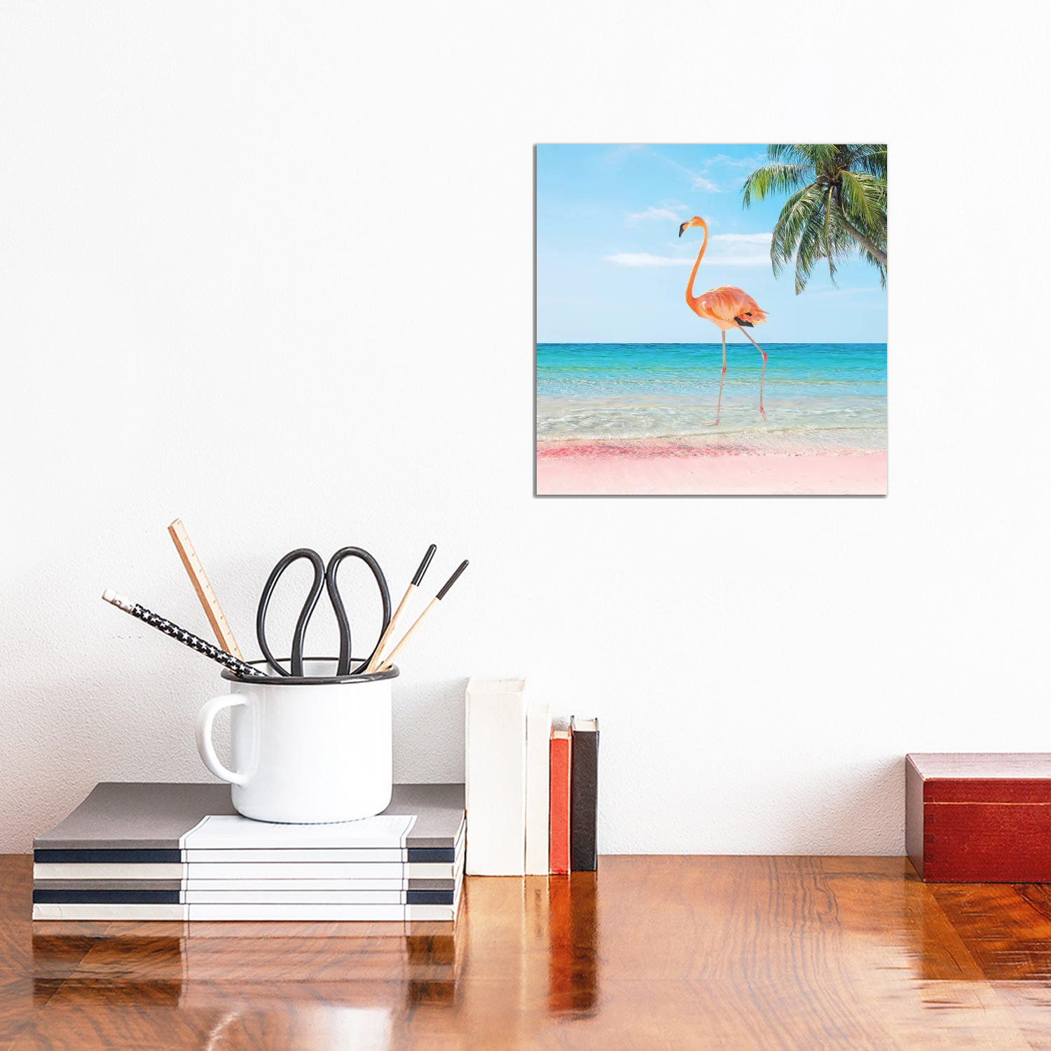 17 Stories Beach Strut - Graphic Art Print on Canvas | Wayfair.co.uk