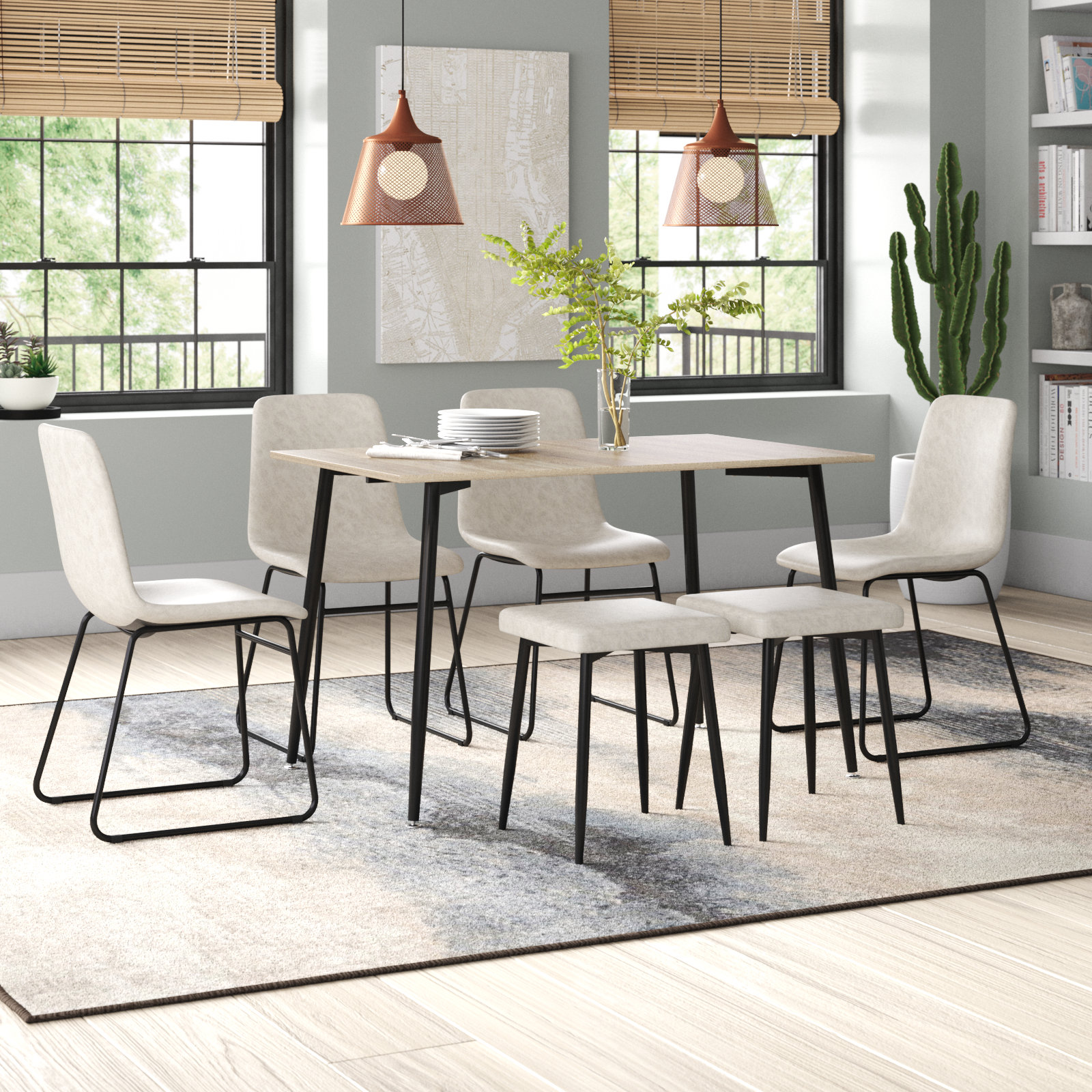 Trent Austin Design® Mossman 6 - Person Dining Set & Reviews - Wayfair ...