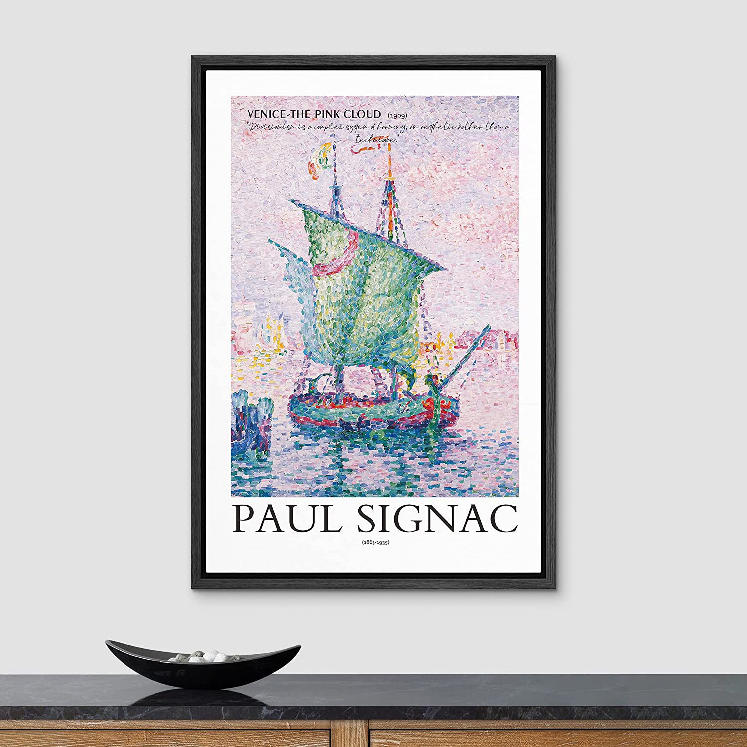 SIGNLEADER Venice Boat Nature Wilderness Illustrations by Paul Signac ...