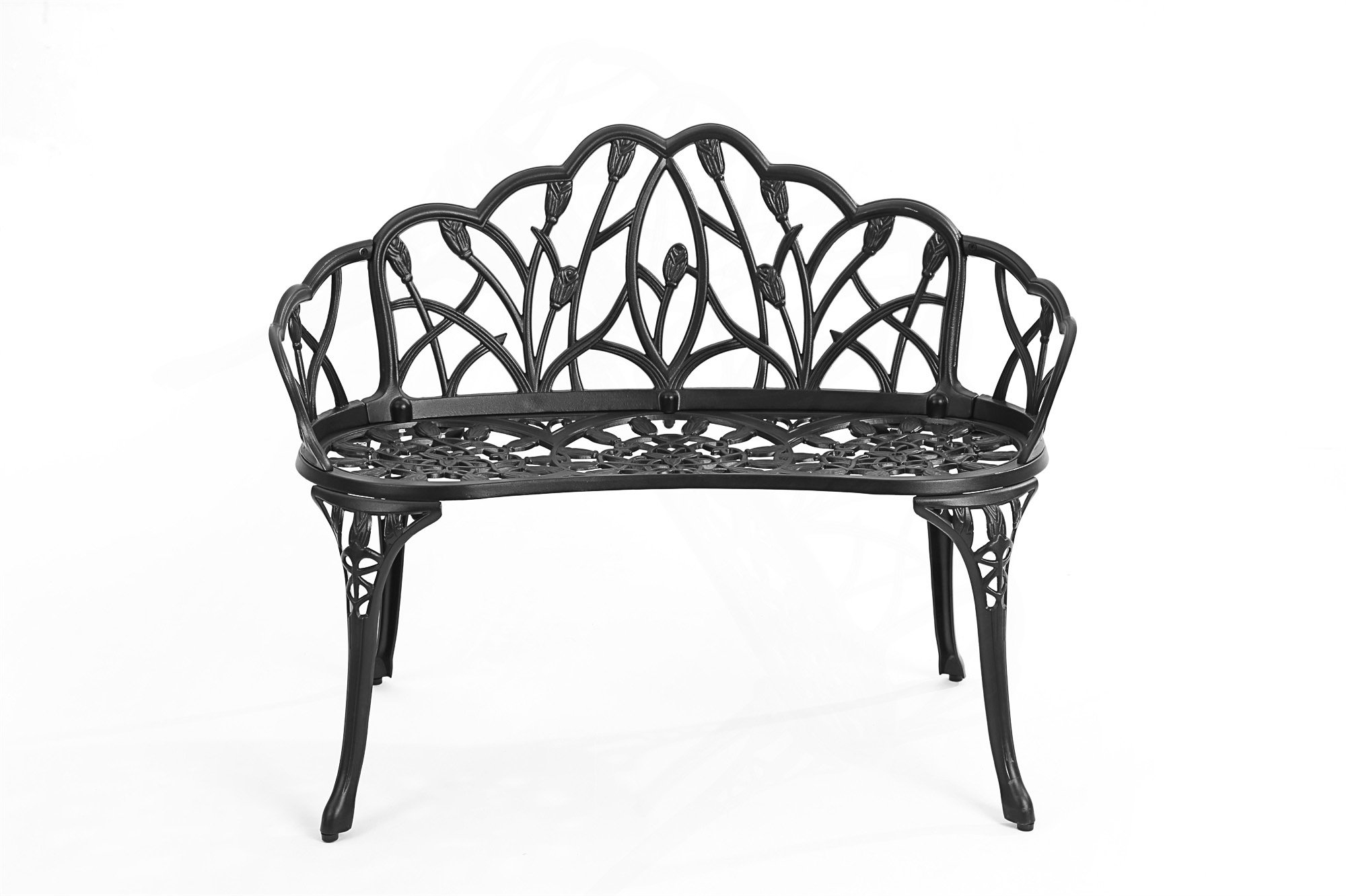 Winston Porter Cast Aluminium Bench - Wayfair Canada