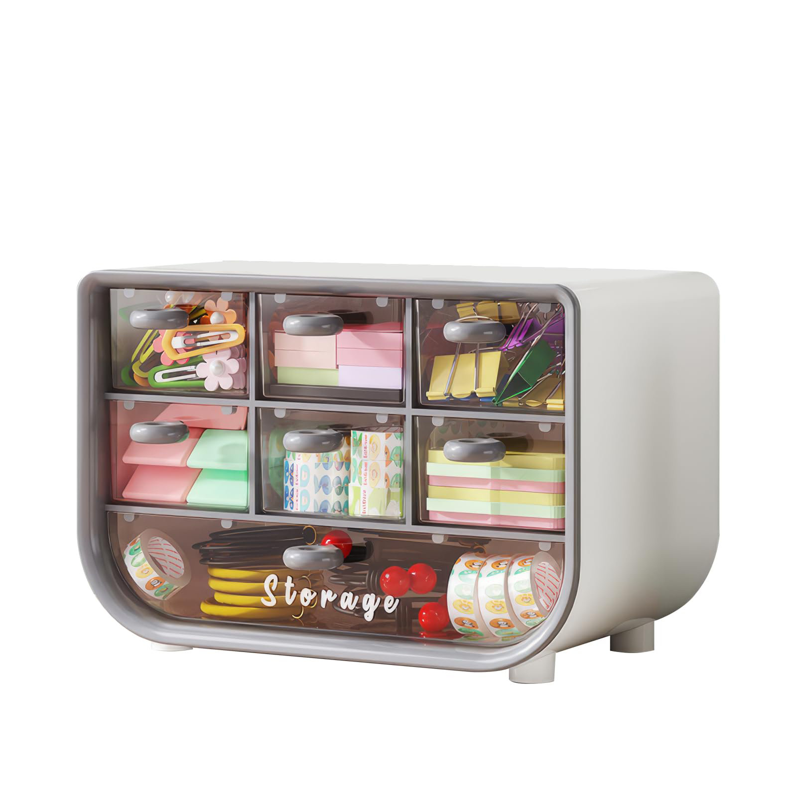 Hokku Designs Mini Desk Organizer with 7 Drawers - Wayfair Canada