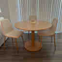 Latitude Run® Haben Round Pedestal Dining Table & Reviews | Wayfair