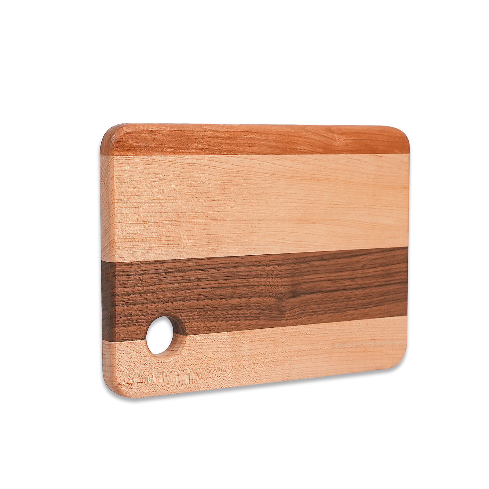 CONSDAN Mixed Hardwood Cutting Board, Food-Safe Kitchen Chopping Board ...