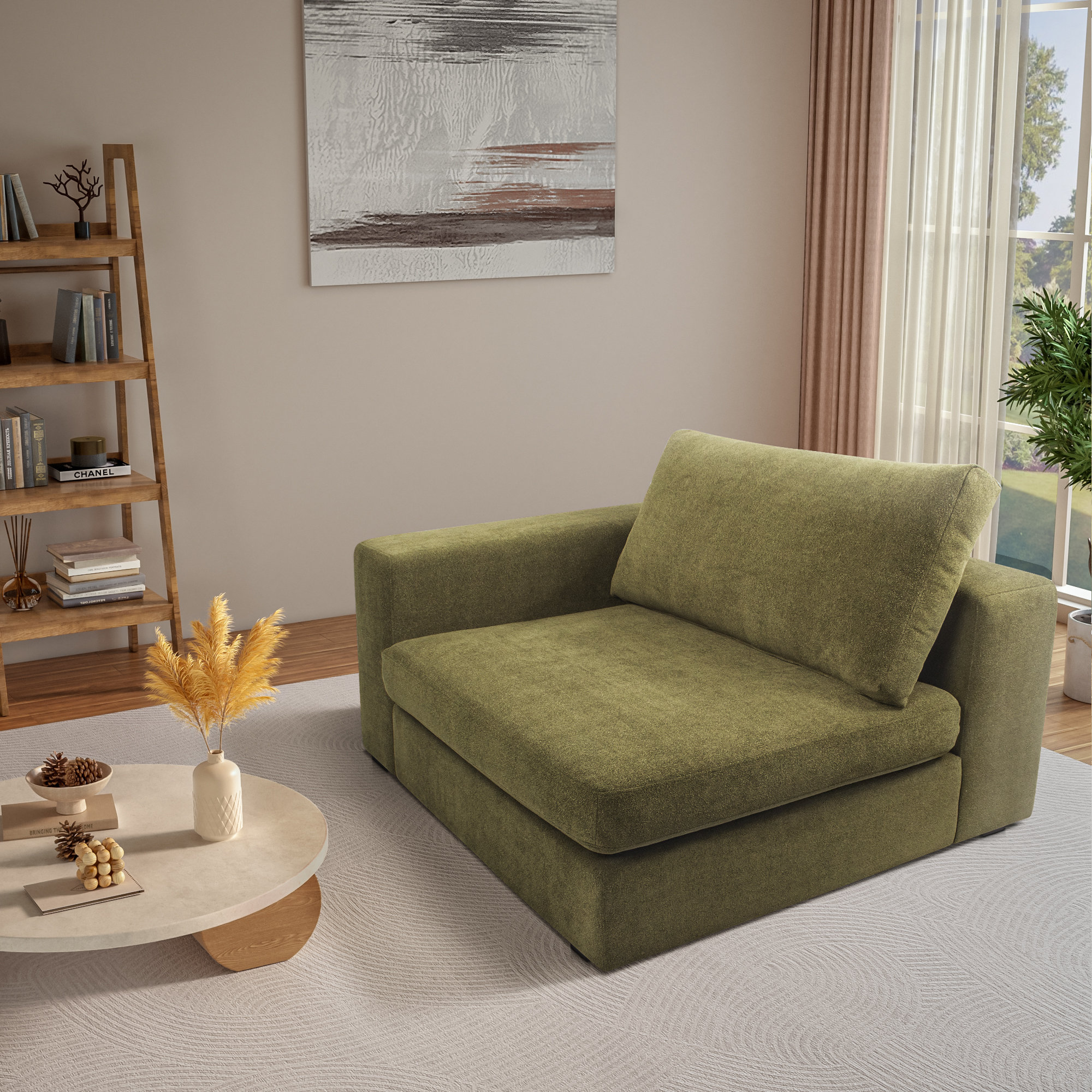 AllModern Ojai 50" Wide One Arm Chair - Wayfair Canada
