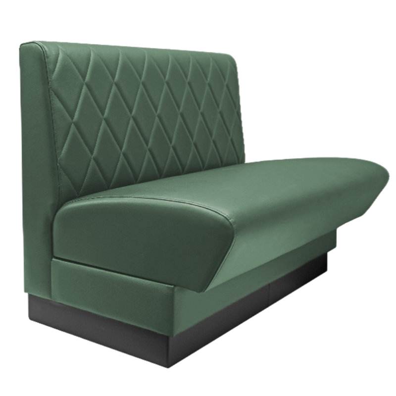 QA Group Olympic Style Single Restaurant Booth Seating - Diamond ...