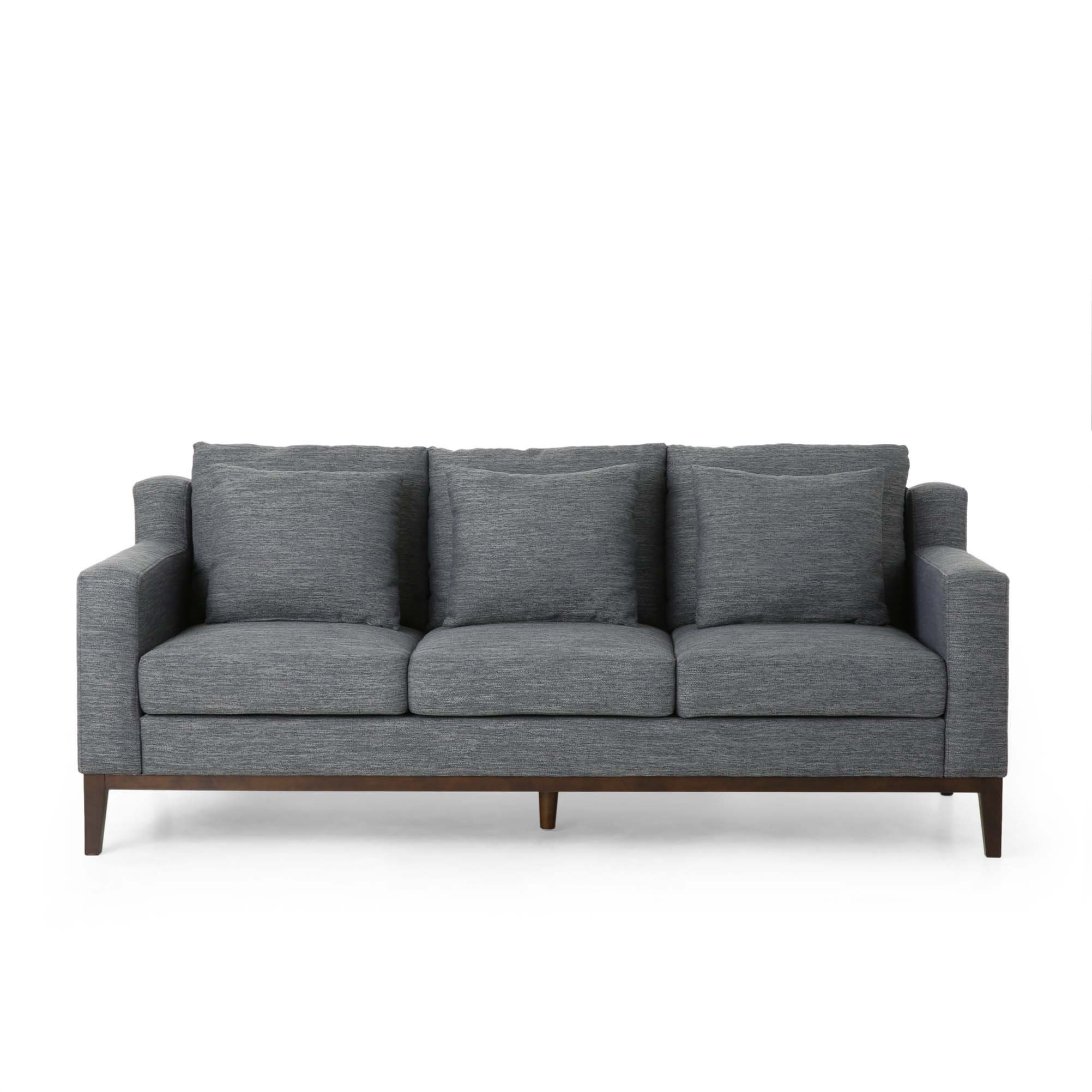 Latitude Run® Mirod Comfy 3-Seat Sofa With Wooden Legs | Wayfair