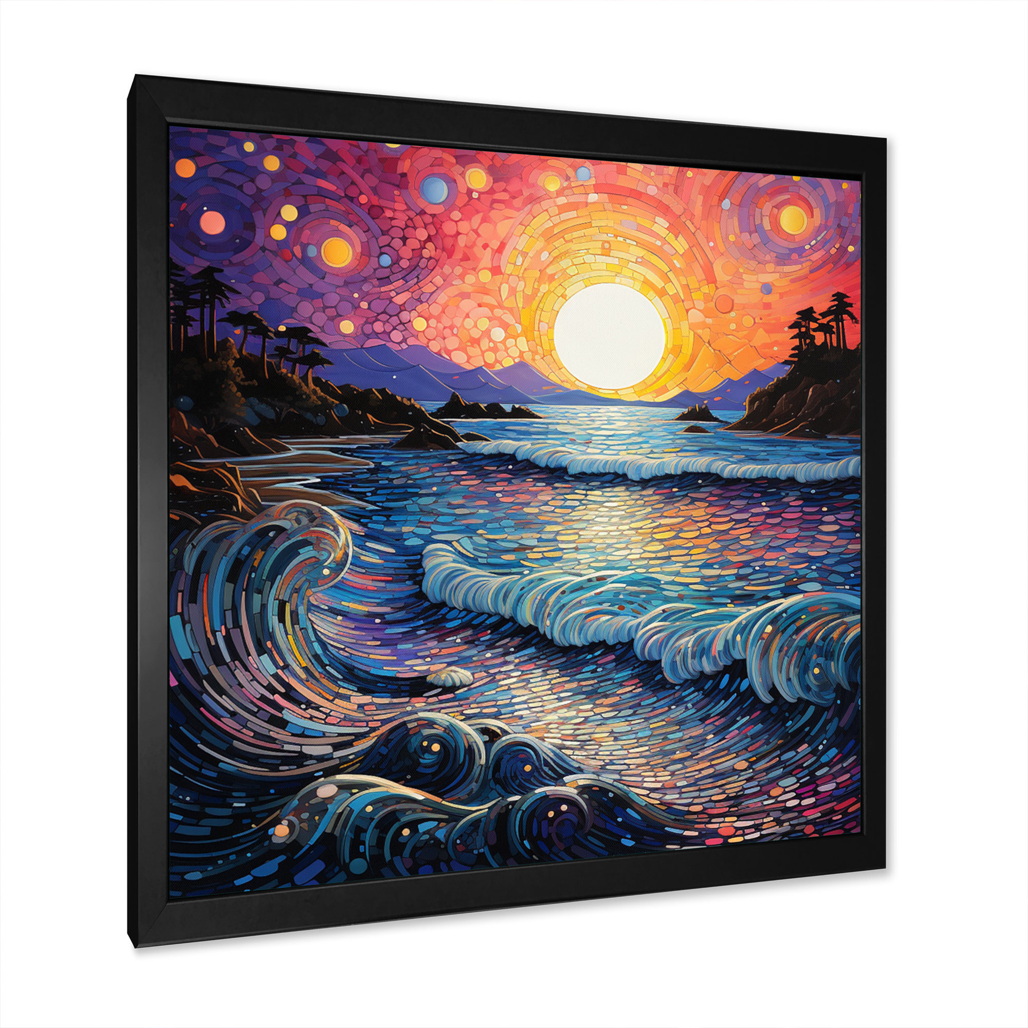 Highland Dunes Colourful Beach Landscape II - Nautical & Beach Canvas ...