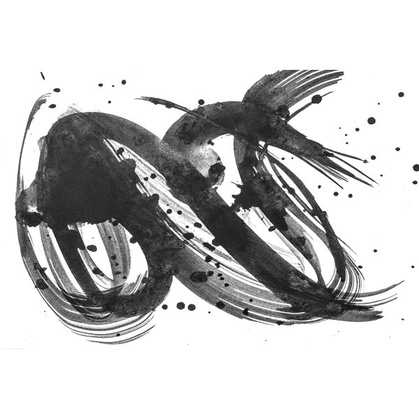 Wrought Studio " Abstract Watercolor Brushstroke " Painting Print | Wayfair