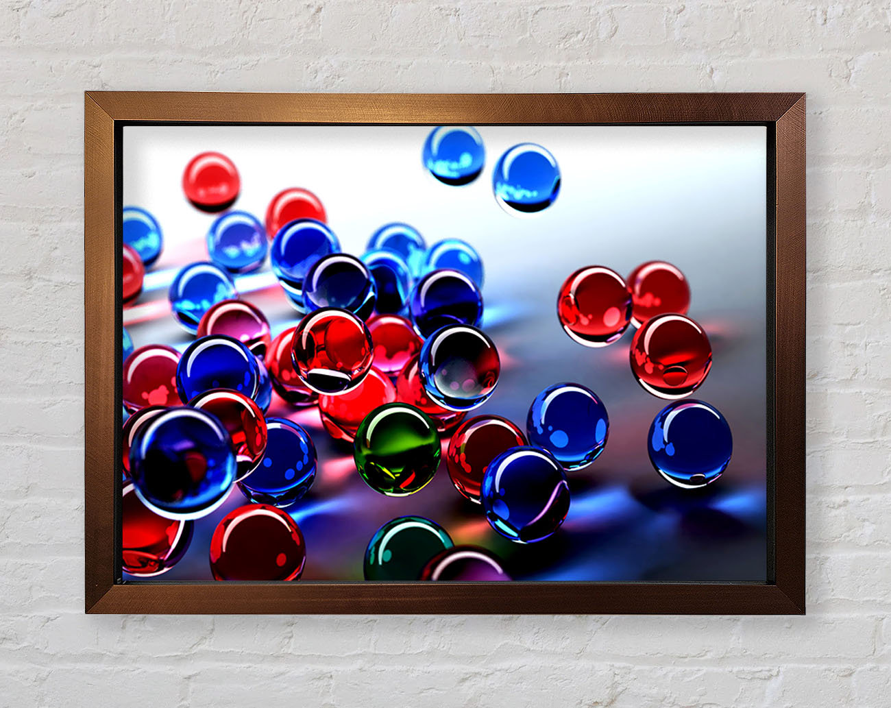 Ebern Designs Floating Bubbles - Print | Wayfair.co.uk