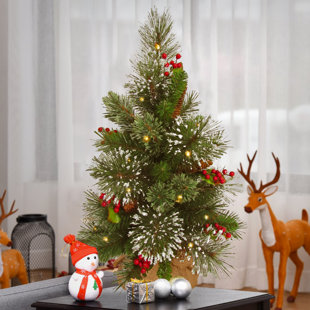 Flocked / Frosted Branches Christmas Trees You'll Love | Wayfair