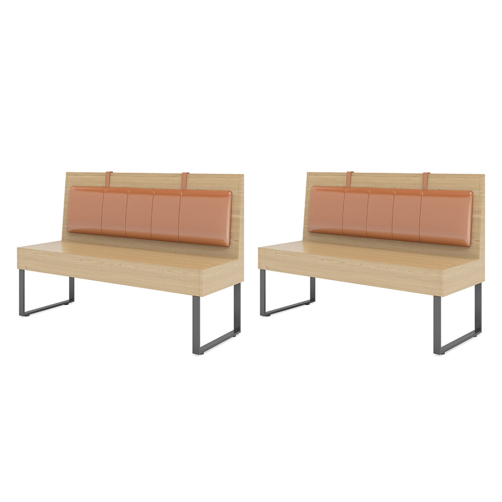 Canadian Linen Restaurant Bar Cafe Burger Shop Bakery Bench Upholstered ...