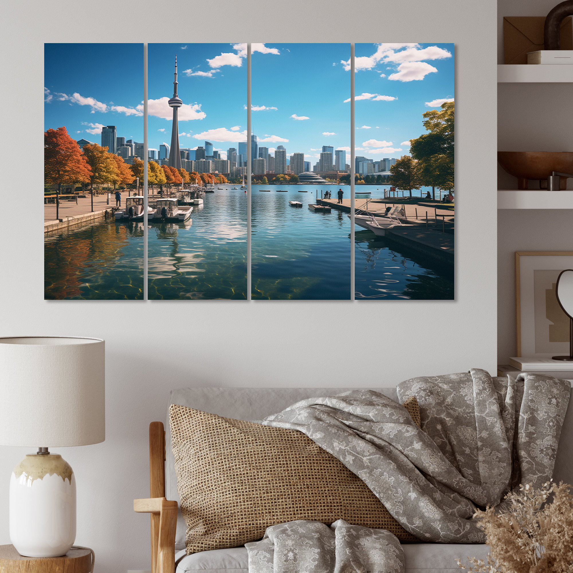Ebern Designs " Cityscape Of Toronto During The Day " 4 - Pieces ...