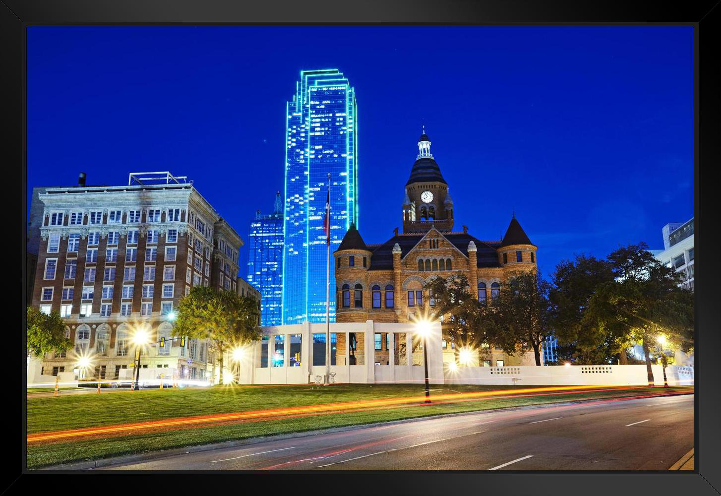 Ebern Designs Dallas County Courthouse Bank of America Plaza Photo Art ...