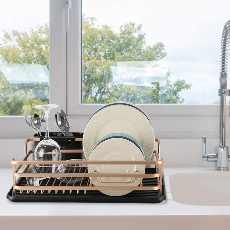 Haitral Metal Dish Rack & Reviews | Wayfair