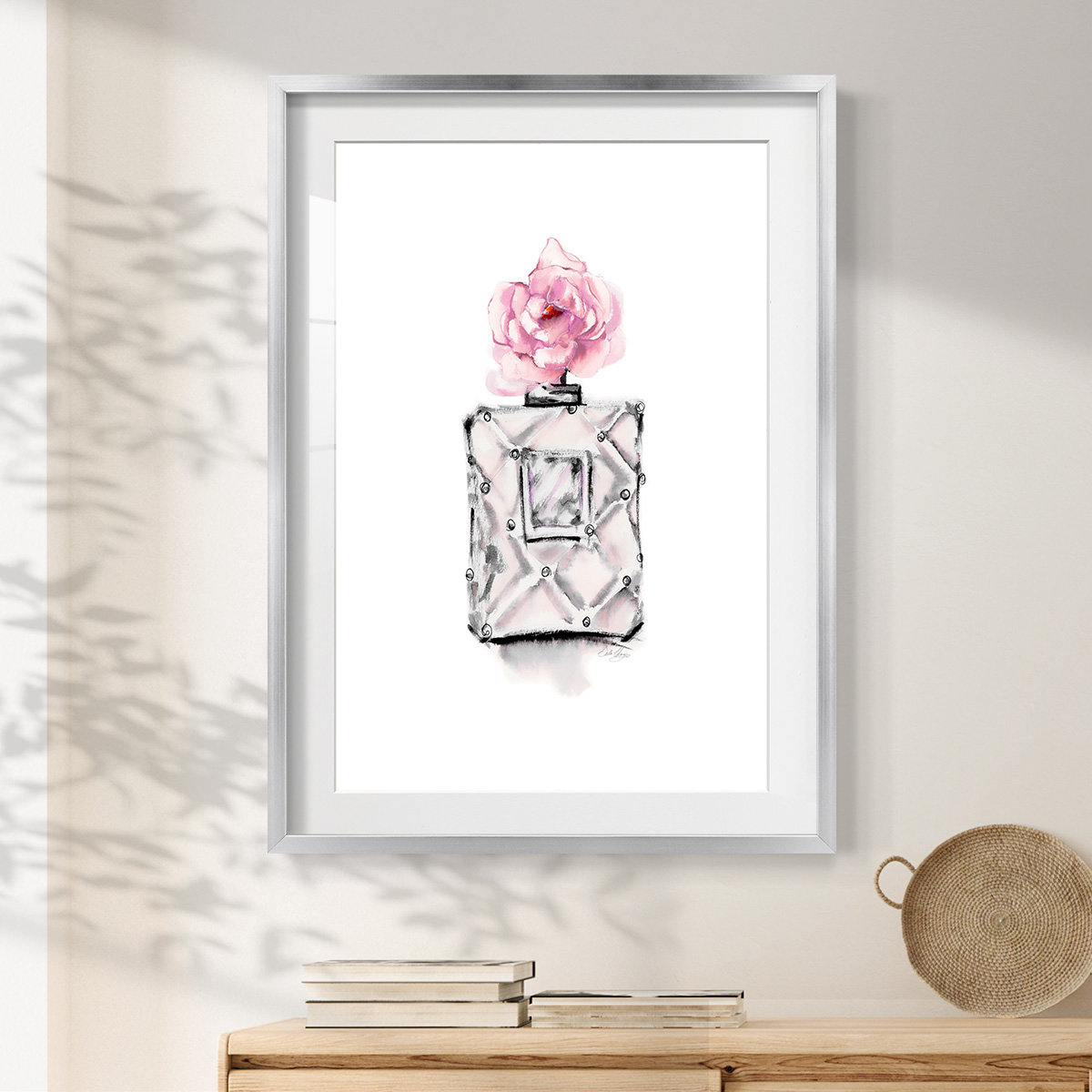 Latitude Run® Perfume Bottle -Framed Print | Wayfair