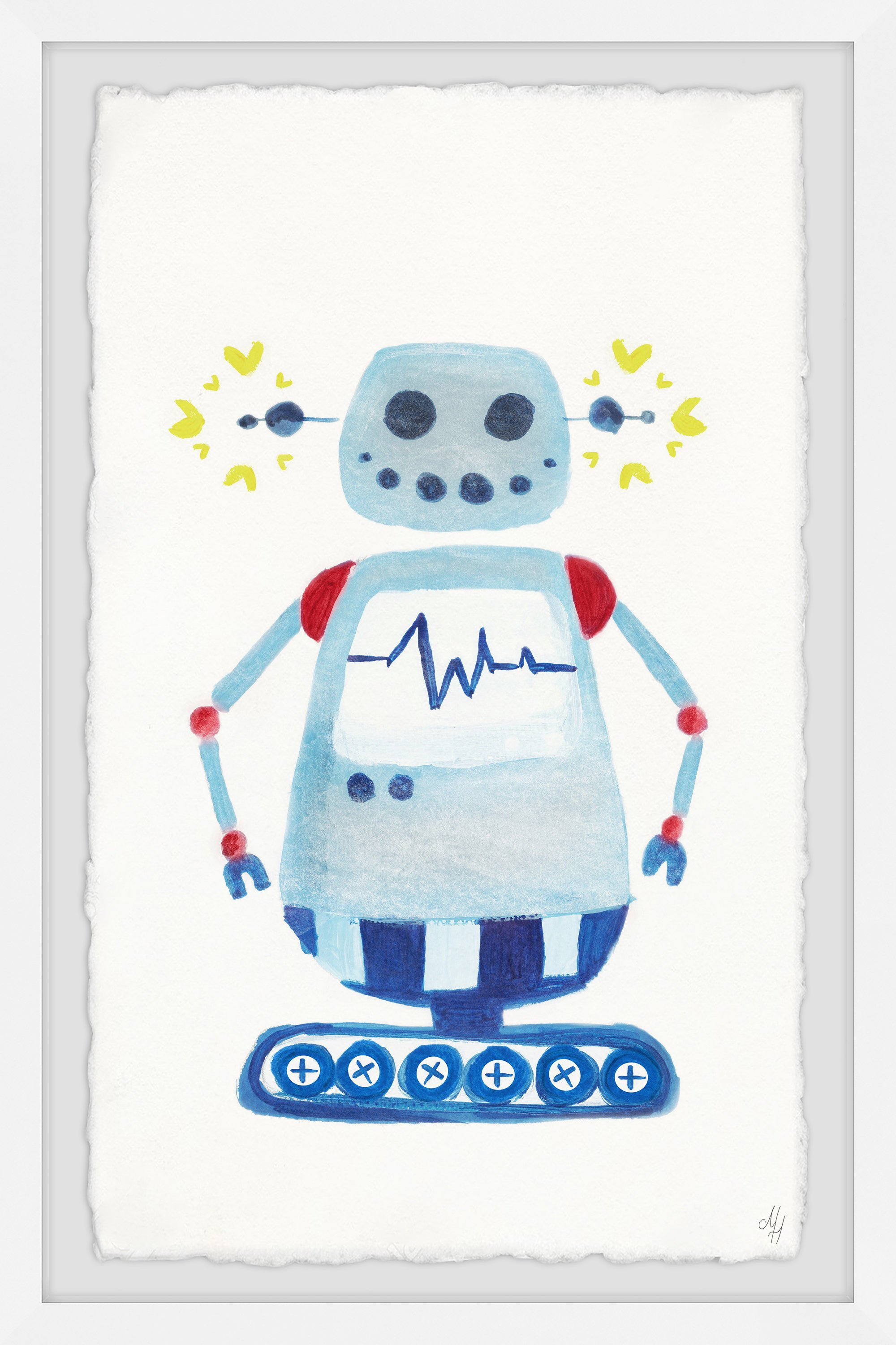 Isabelle & Max™ Riemer 'I am a Robot' Framed Print | Wayfair