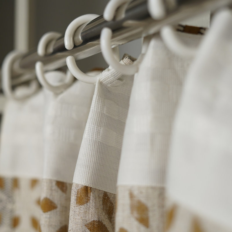 Red Barrel Studio® Pure Colored Linen Curtain A Blend of Luxury and ...