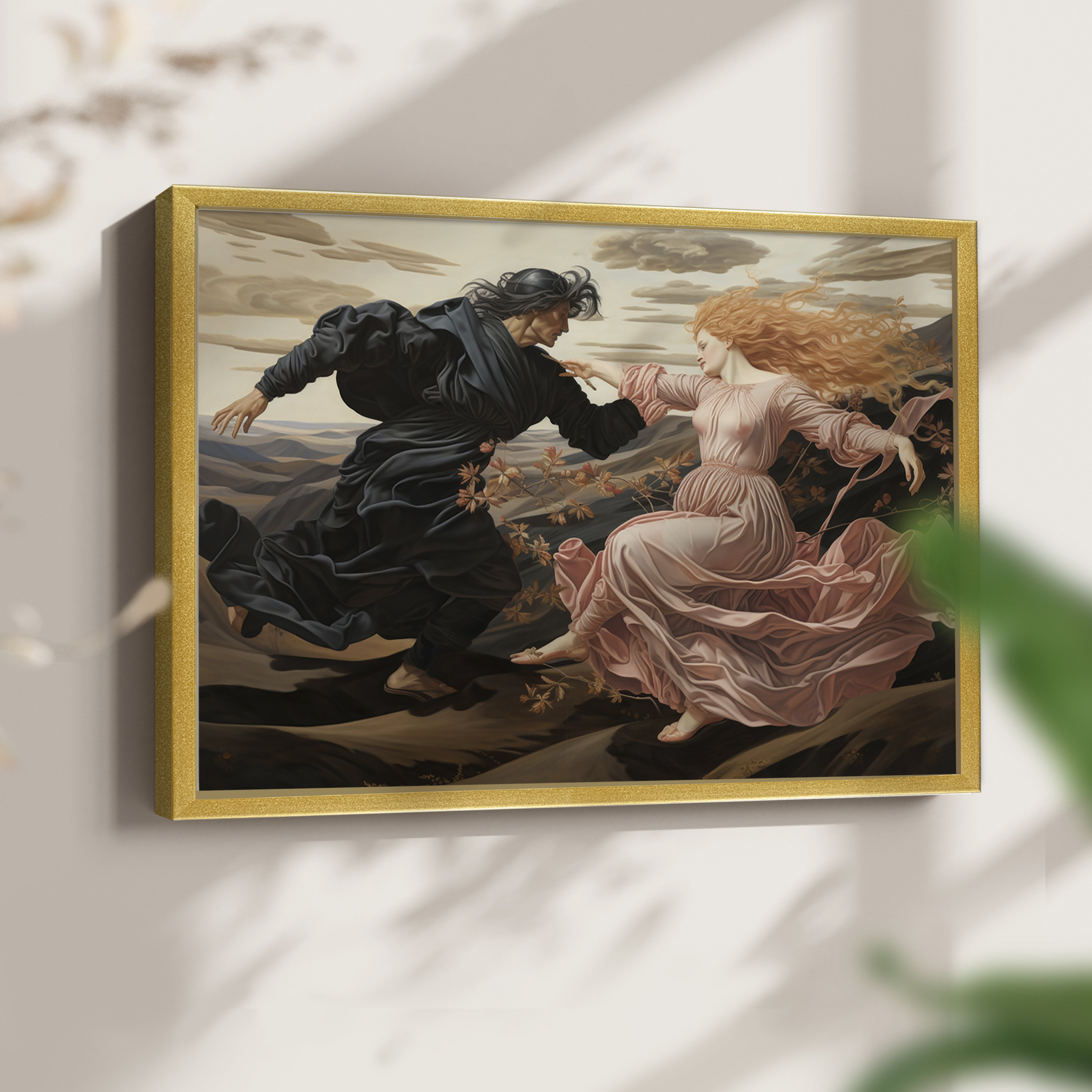 Fleur De Lis Living Angels From Above-LXXVI -Framed Print - Restickable ...