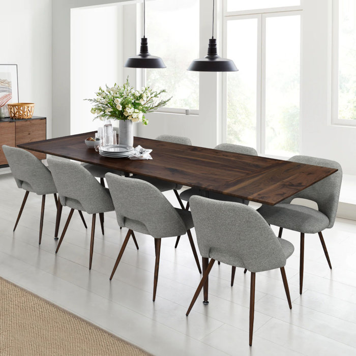 Wade Logan® Aunnika 9 - Piece Extendable Dining Set & Reviews | Wayfair
