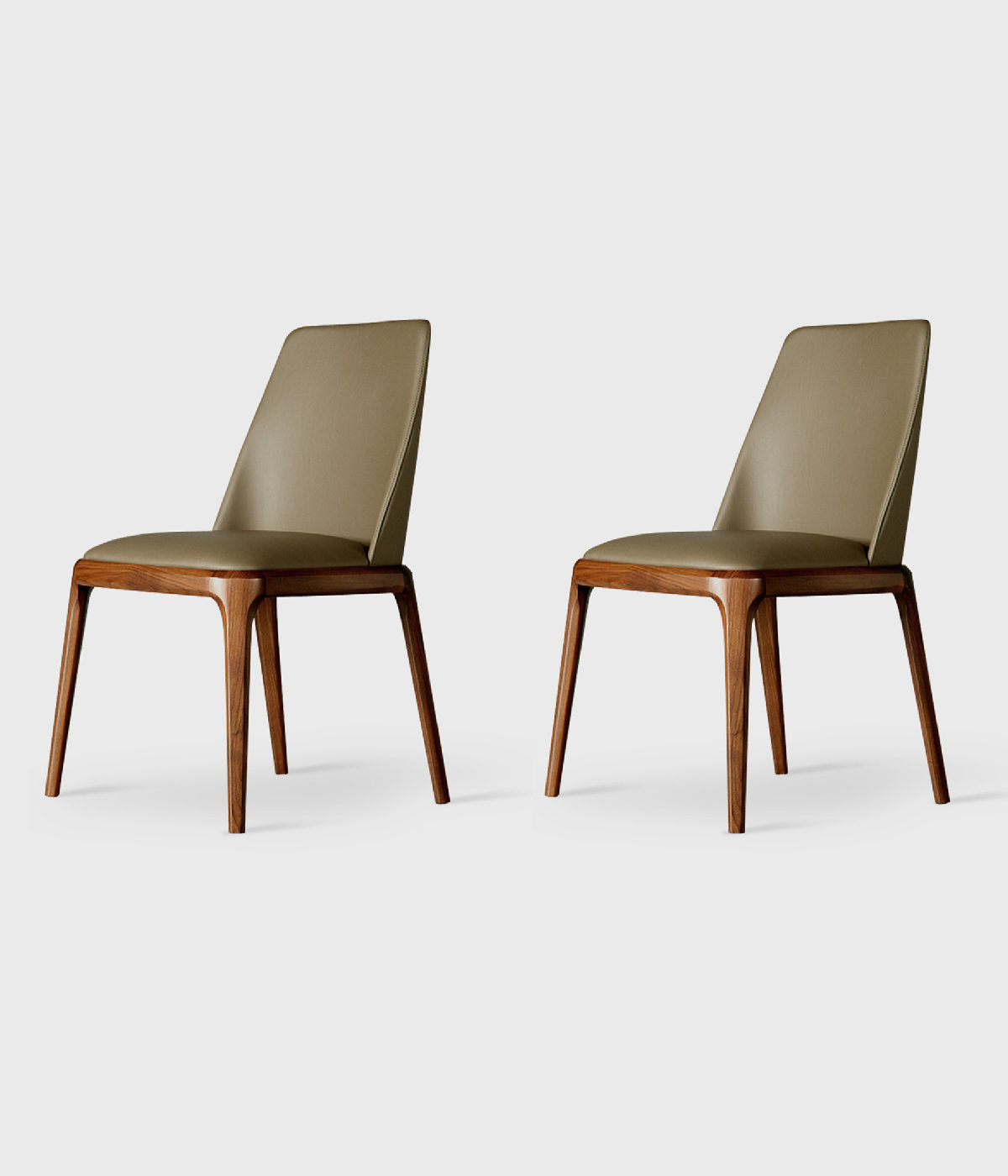 Stella Trek Modern And Simple Solid Wood Ash Wood Leather Backrest ...