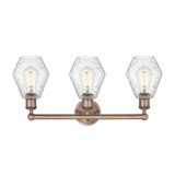 Copper Bathroom Vanity Lighting You'll Love | Wayfair