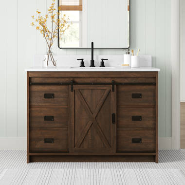 Tile & Top Dolly 48" Single Bathroom Vanity Base Only & Reviews | Wayfair
