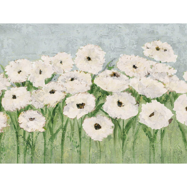 Wildon Home® " White Sage Flower Field " | Wayfair