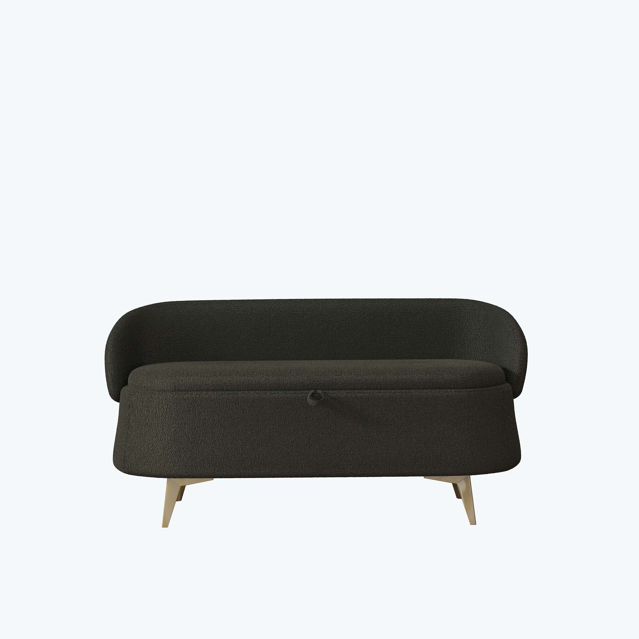 Mercer41 Multi-functional long rectangular bed end storage sofa stool ...