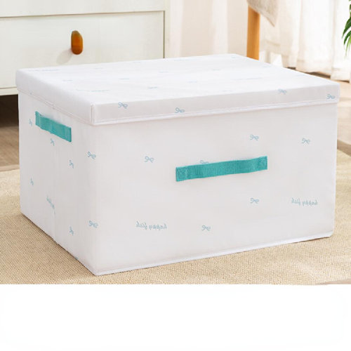 Fabric White Storage Containers You'll Love | Wayfair