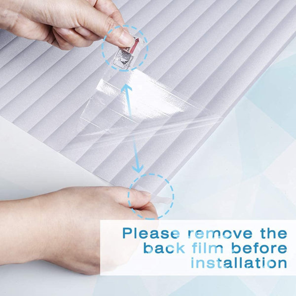 Latitude Run® Blinds Pattern Decorative Privacy Window Decal & Reviews ...